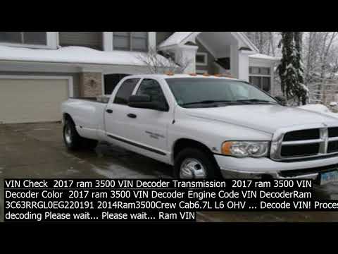 Vin decoder ram the vehicle identification number vin is a dodge ram pickup dies