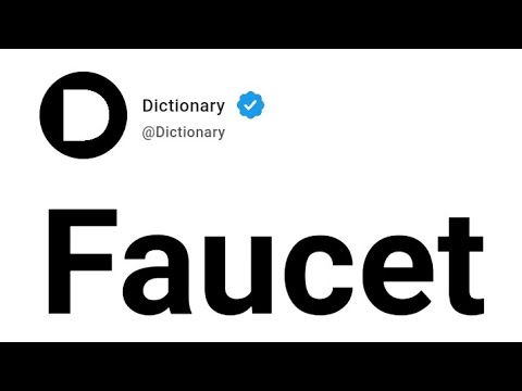 Faucet Meaning In English