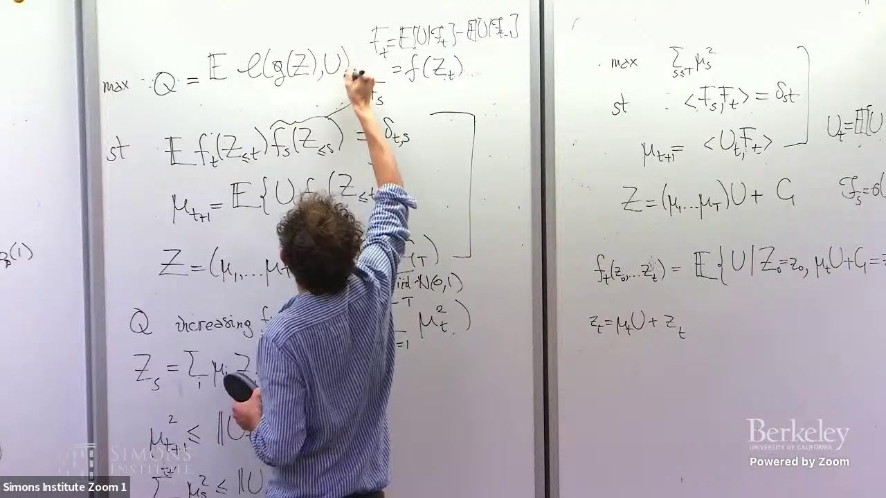 Optimal Iterative Algorithms for Problems With Random Data