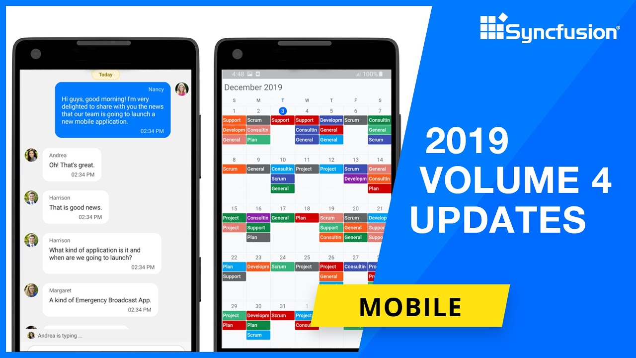 Syncfusion Mobile Updates—2019 Volume 4