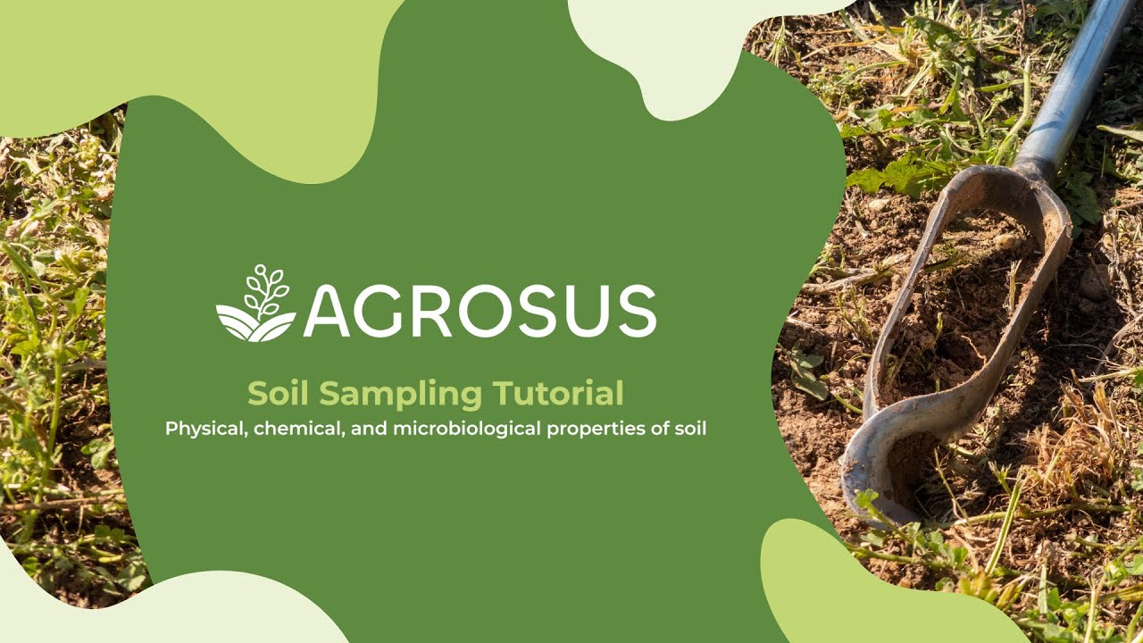 AGROSUS | Soil sampling tutorial - Physical, chemical, and microbiological properties of soil