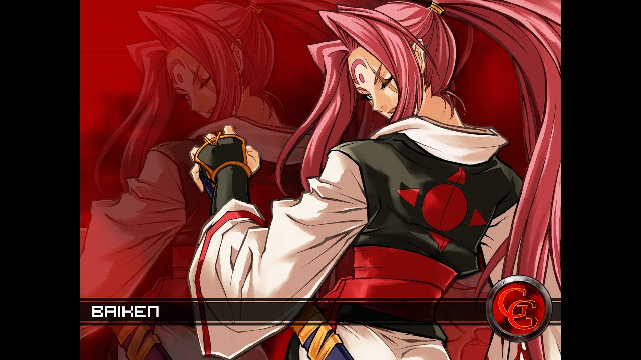 Guilty Gear Accent Core Plus Baiken path 1 (PS2 version)