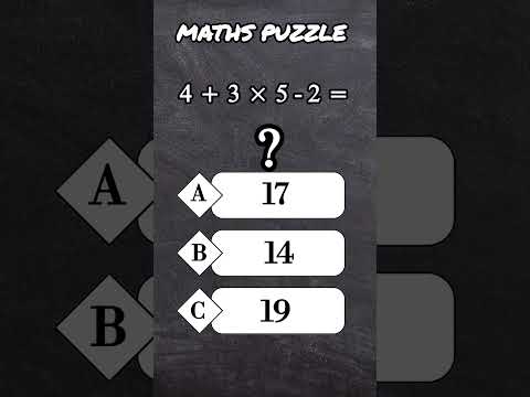 ????Can you solve this puzzle | Maths puzzles #shorts #mathspuzzle #maths #puzzle