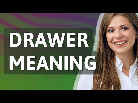 Drawer | meaning of Drawer