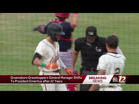 Greensboro's 'Mr. Grasshopper', Donald Moore, steps down as baseball team's general manager