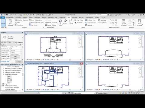 Revit Tutorial - Create Rentable area plans