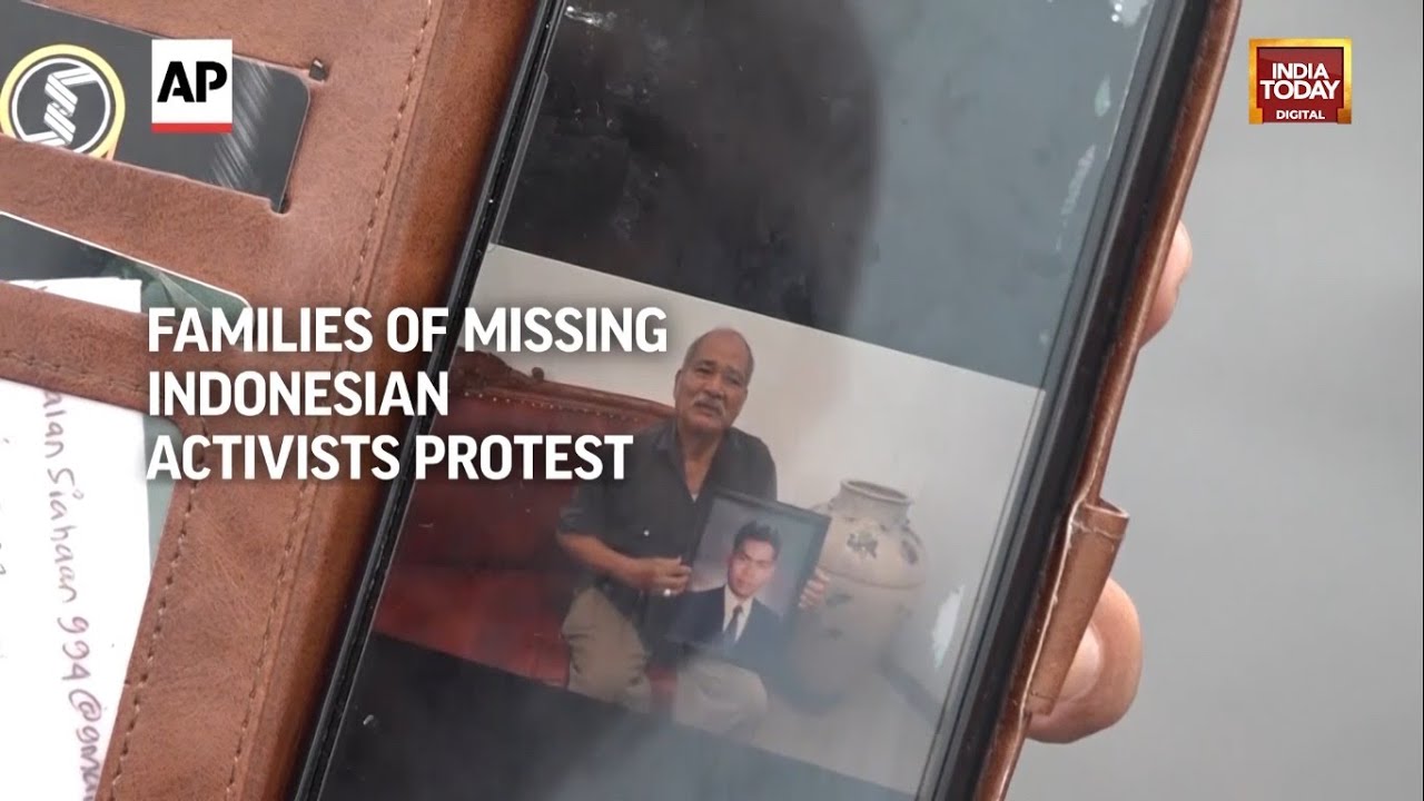 Families Of 13 Missing Indonesian Activists Protest