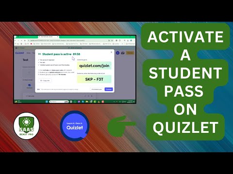 How to Activate a Student Pass on Quizlet