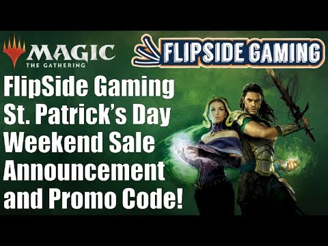 FlipSide Gaming St. Patrick Day Weekend Sale Announcement and Promo Code