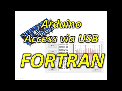 Arduino Access via USB with FORTRAN