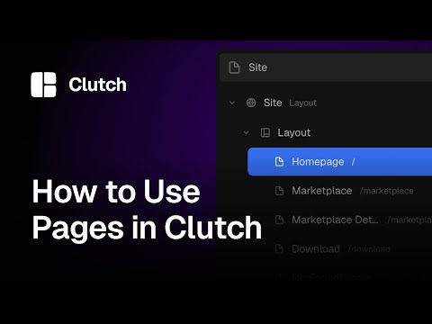 How to Use Pages in Clutch