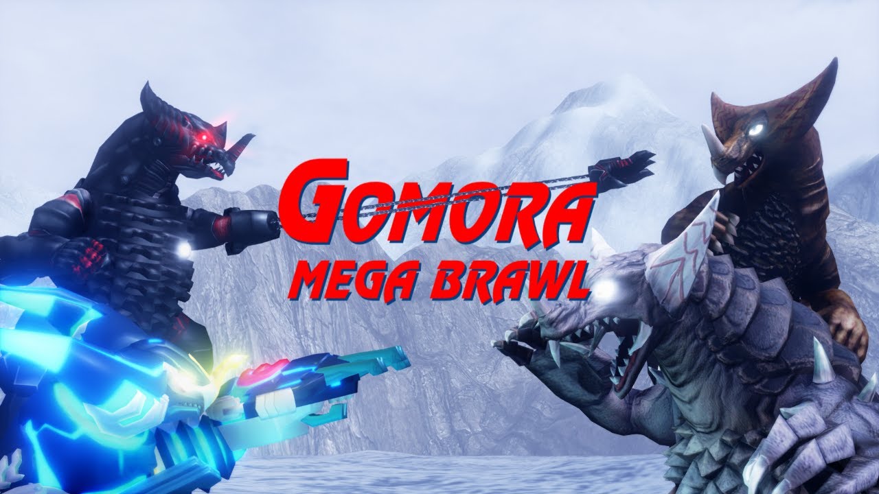 MMD Ultraman - Gomora Mega Brawl (WIP)