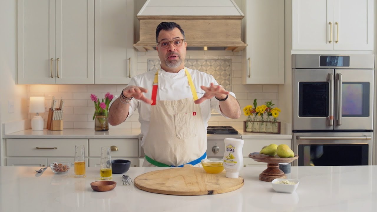 Pear Pecan Praline Salad