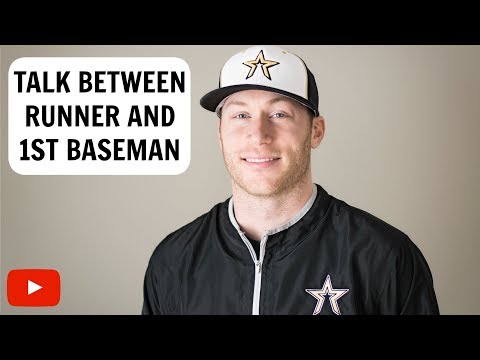What Do the Baserunner and 1st Baseman Talk About?