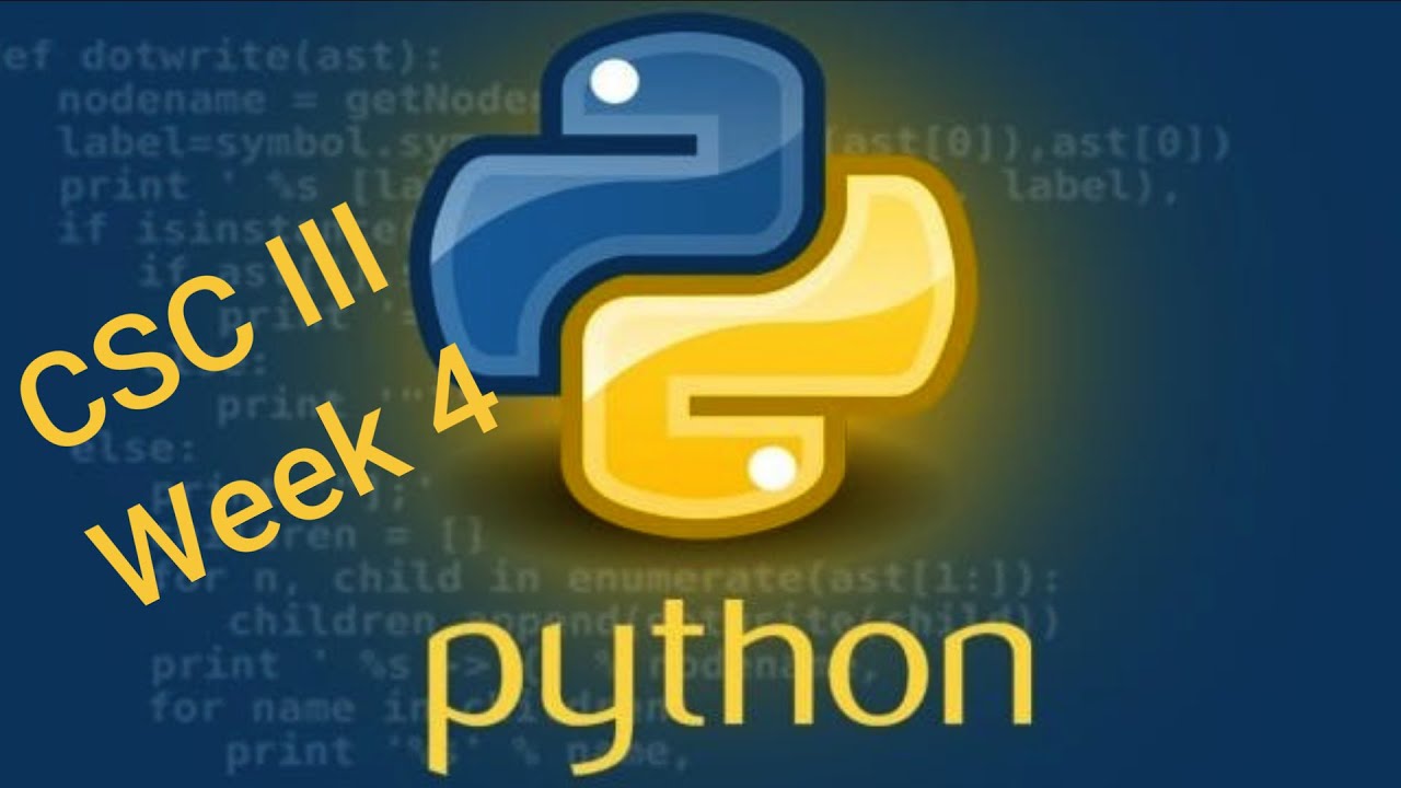 CSC III - Week 4 - Python HTTP Requests