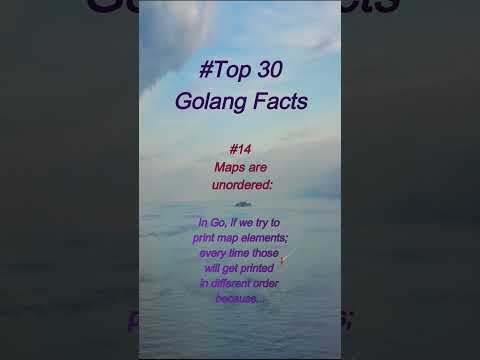 Do maps preserve order in Go? #golang #shorts