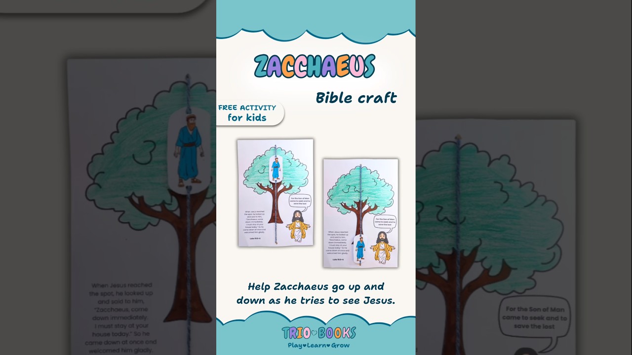 Zacchaeus Bible Craft for Kids | Fun Christian Activity for Kids