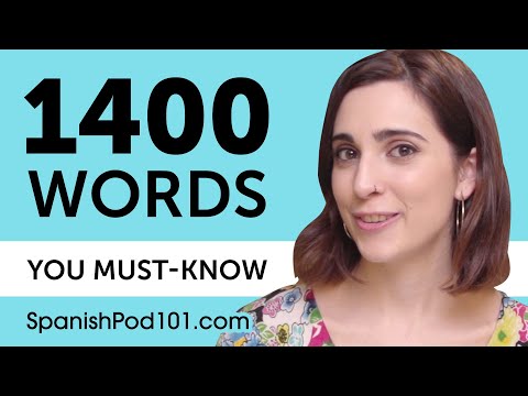 1400 Words Every Spanish Beginner Must Know