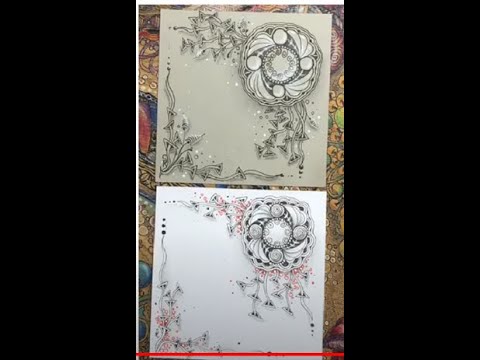 Sanntangle® Tile 26 An ornate framework