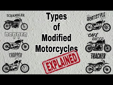 Types of Modified Motorcycles Explained | Bobber, Chopper, Scrambler, CafƩ, Brat & Tracker explained