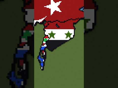 Building the Levant - Medium Scale #flags #maps #minecraft #israel #palestine #syria #geography