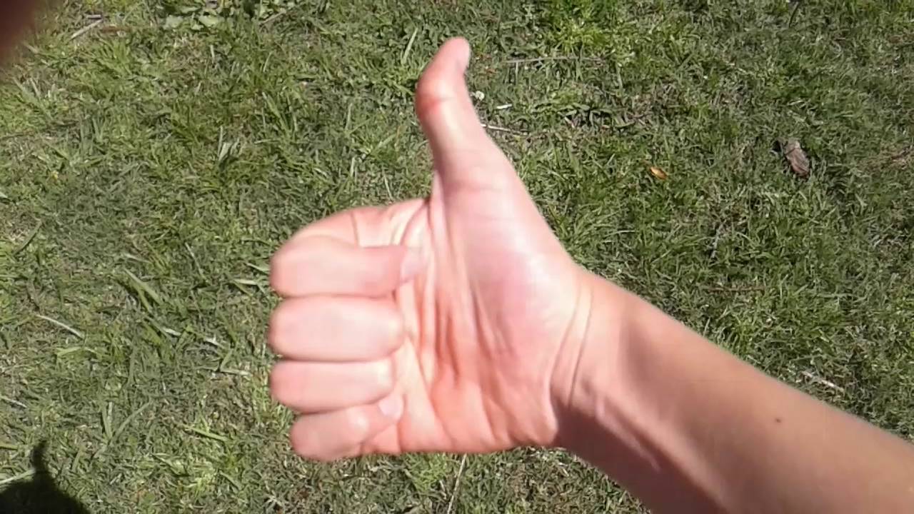 El pulgar arriba más épico