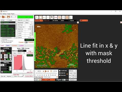 NanoLocz Tutorial: Leveling + Area Analysis