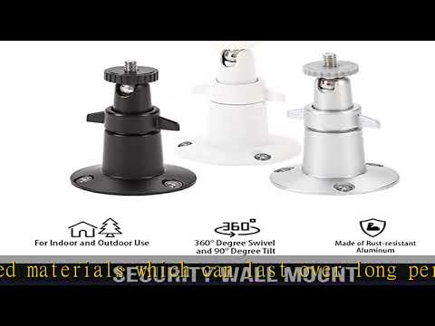 Wasserstein Adjustable Indoor/Outdoor Security Metal Wall Mount Compatible with Arlo Pro/Pro 2/Pro
