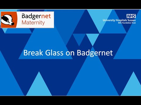 Break glass on Badgernet