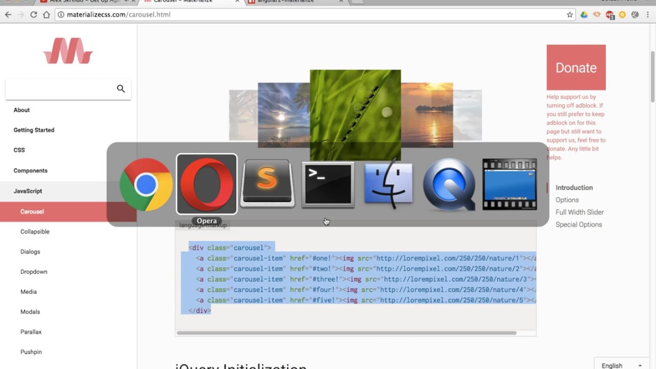 Materialize with Angular 2 CLI