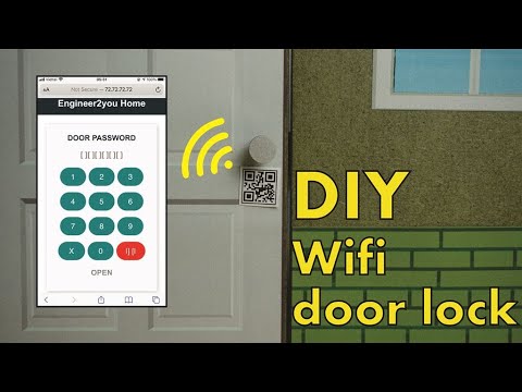 Wifi door lock DIY by Arduino & ESP8266