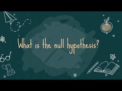 Null hypothesis explained