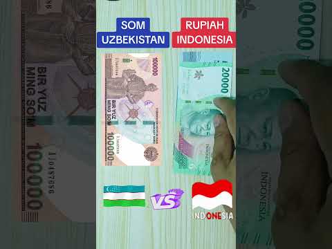 Perbandingan Uang 100.000 Som Uzbekistan ke Rupiah Indonesia #shortsviral #viral #shortvideo #shorts