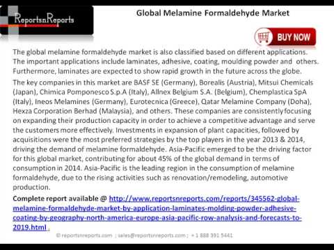 Melamine Formaldehyde Market : Application (Laminates, Molding Powder, Adhesive, Coating)