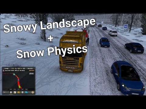How to get Snow in ETS2 - Snowy Landscape and Snow Physics