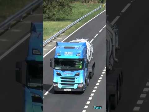 SCANIA R600 V8 thank - GHBP Group LTD A1(M) motorway #truckspotting #tomir