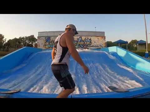 Sept 2024 flowrider session Rob and Lori