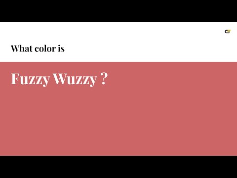 Fuzzy Wuzzy color #cc6666 hex color - Red color - Cool color cc6666