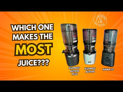 Juice Yield Test! - Nama J2 vs Kuvings AUTO10 & AUTO10 Plus