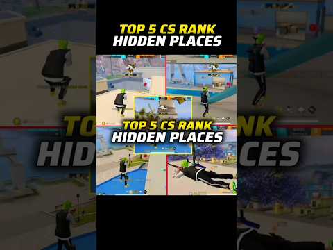 TOP 5 CS RANK HIDDEN PLACES 🤯 | TOP 5 SOLARA MAP HIDDEN PLACES | CS RANK SOLARA MAP HIDDEN PLACES