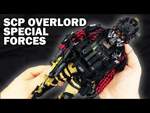 SCP Overlord special forces operator action figure by DamToys