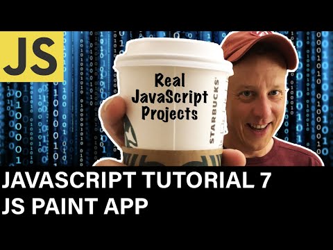 Learn JavaScript Tutorial 7 Paint App Canvas API - Mind Luster