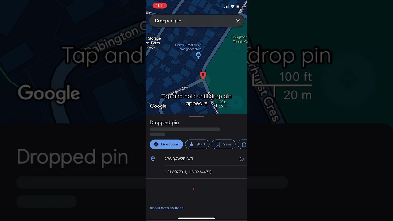 How to share location using drop pin on google maps