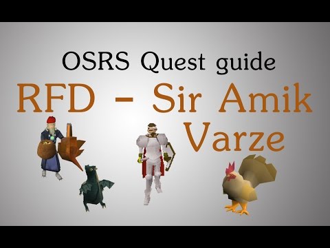 [OSRS] RFD - freeing Sir Amik Varze