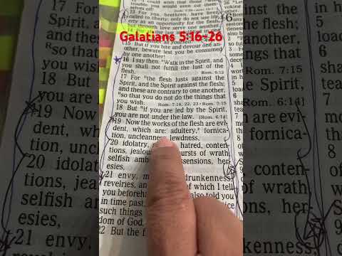 Galatians 5:16-26 #bibleverseoftheday #bibleverse #faith #readaloud