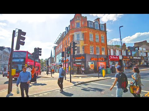 A London Summer Walk in Ealing | West Ealing to Ealing Broadway in London, England | 4K