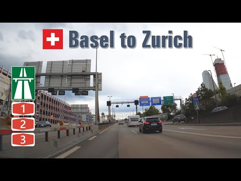 From Basel to Zurich - Driving in Switzerland 🇨🇭