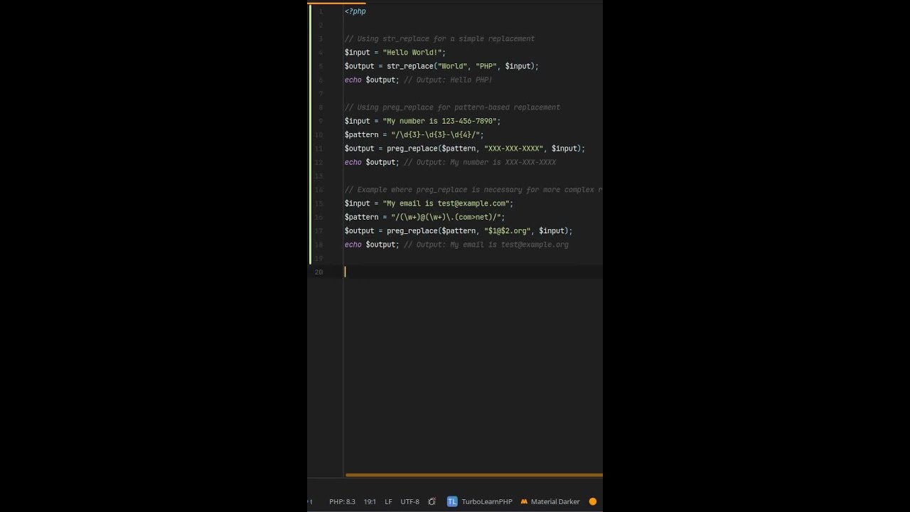 Which is better for string replacement in PHP? str_replace vs preg_replace in #php – Which One is