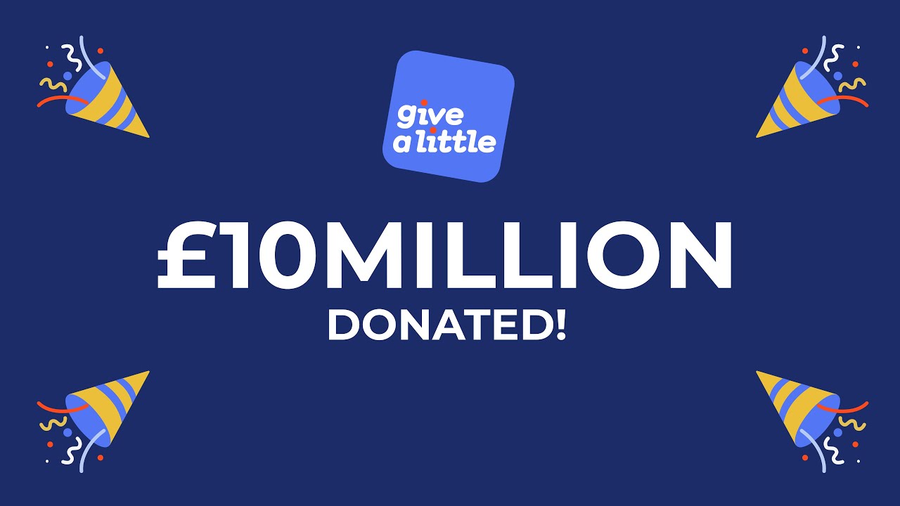 Give A Little celebrates £10m donations milestone
