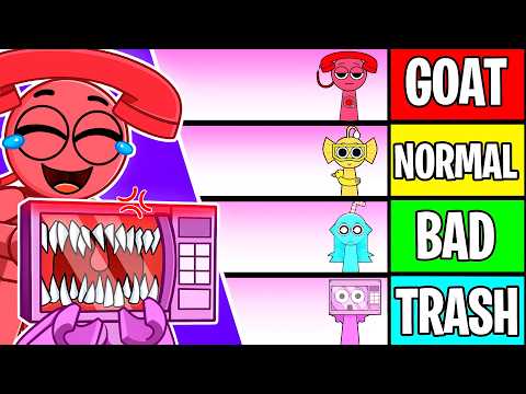 Making The ULTIMATE OC SPRUNKI Tier List In Roblox